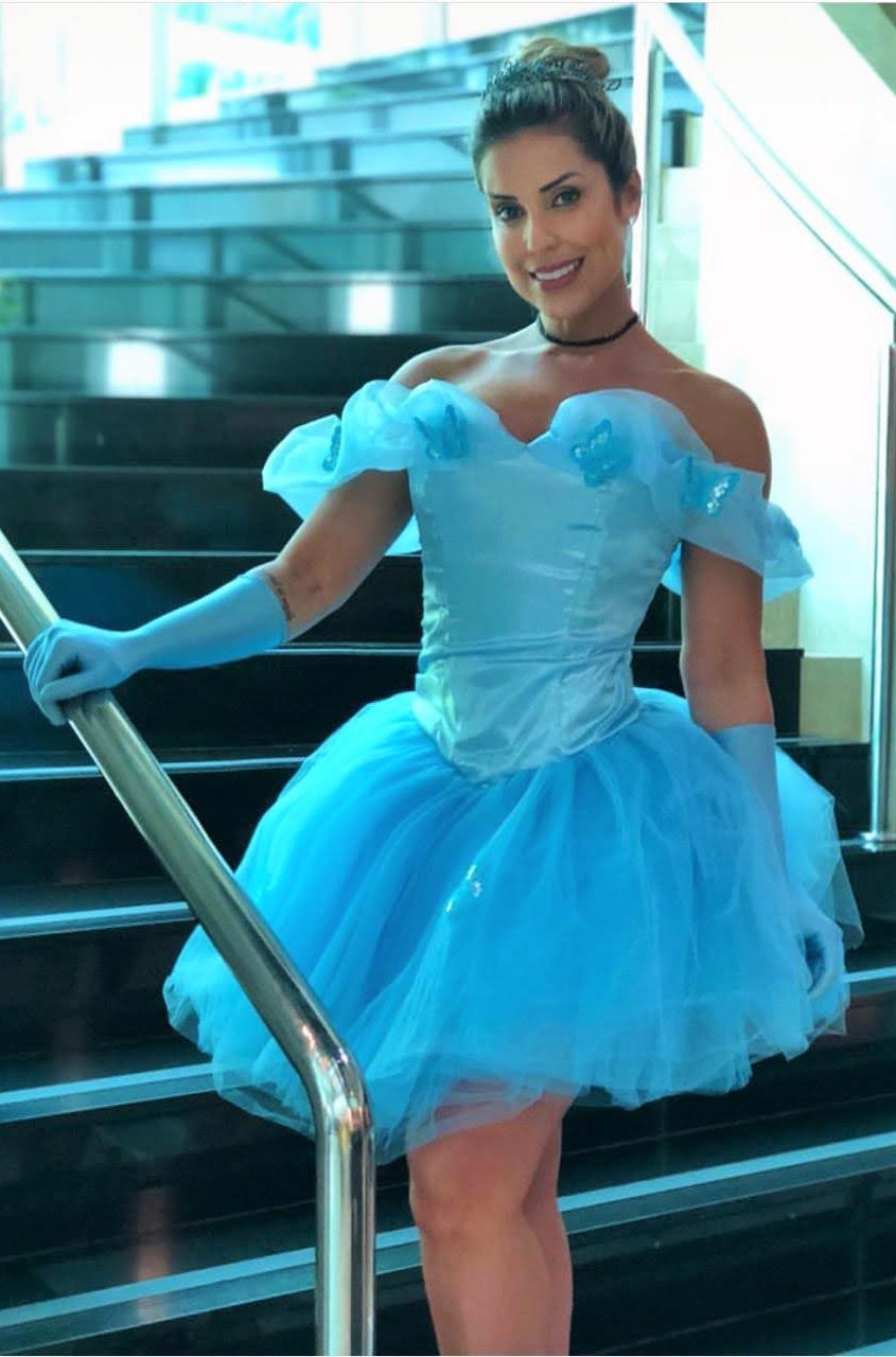 Cindy azul curto – Faz de Conta Fantasias
